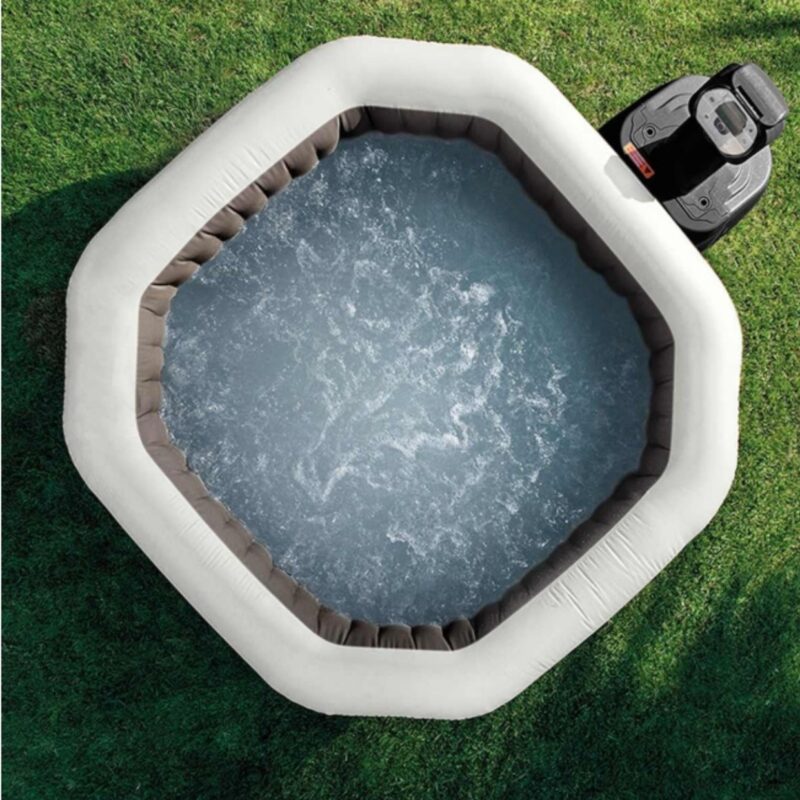 INTEX PureSpa JET & BUBBLE DELUXE Jacuzzi Octagon 4 - Garden Trade